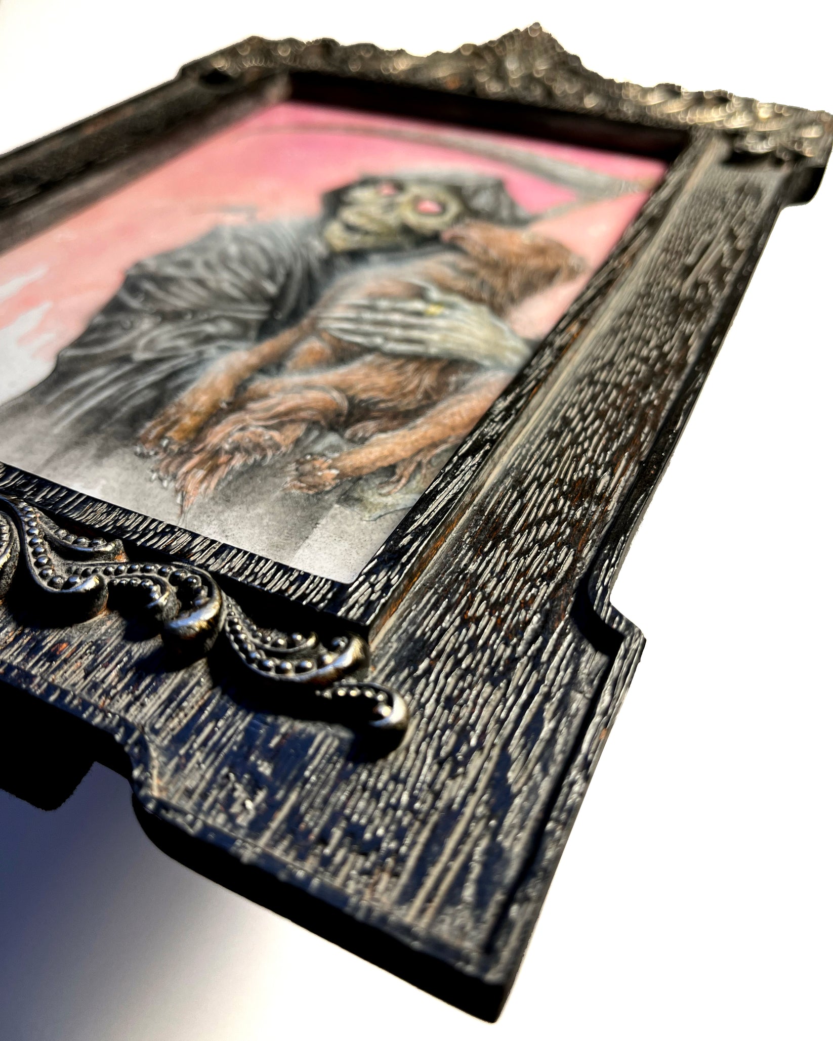 Puppy Love - Framed Original Artwork – The Art of Tyler Lamph